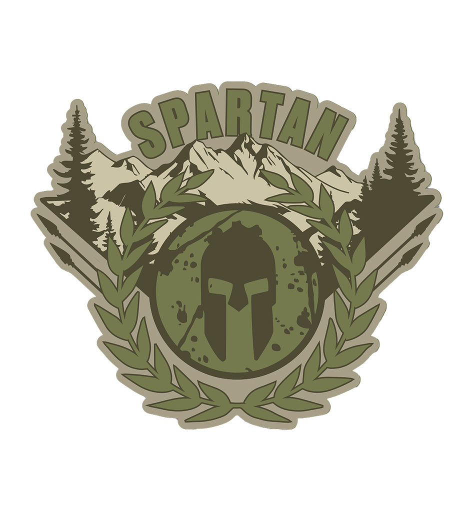 SPARTAN Mountains Vinyl Sticker