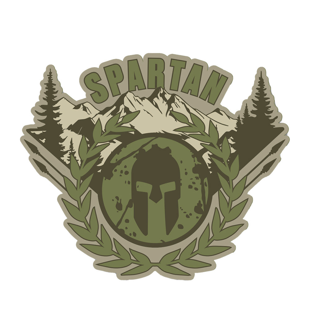 SPARTAN Mountains Vinyl Sticker