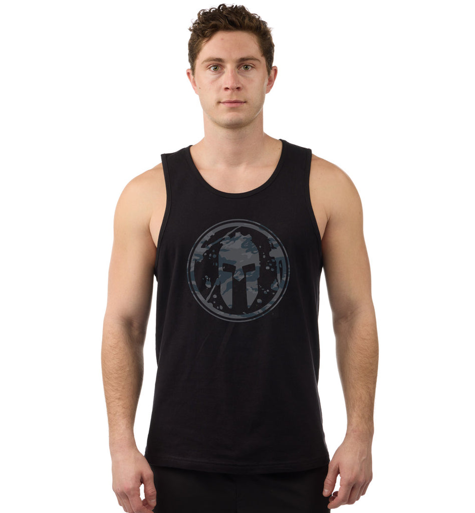 SPARTAN Camo Helmet Tank - Men's